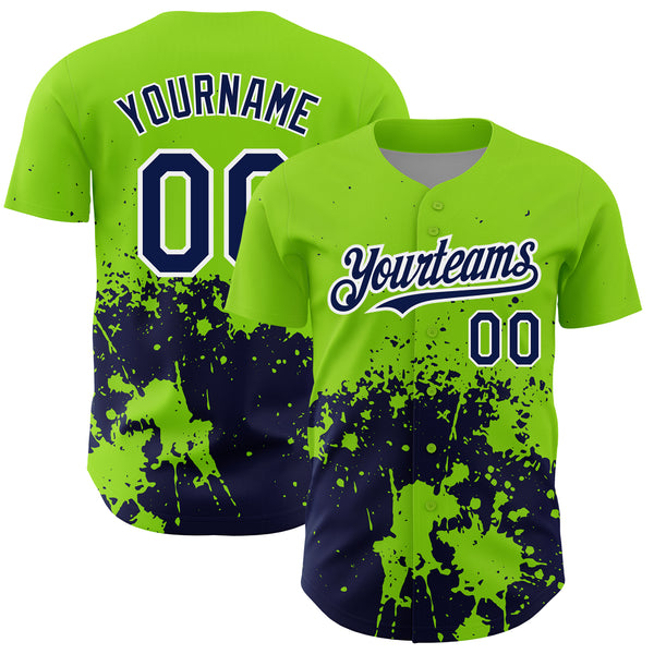 Custom Abstract Splash Grunge Baseball Jerseys and Uniforms Authentic ...
