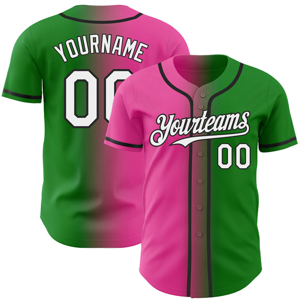 Custom Baseball Gradient Fashion Jerseys Fast Shipping - Cheap Create ...