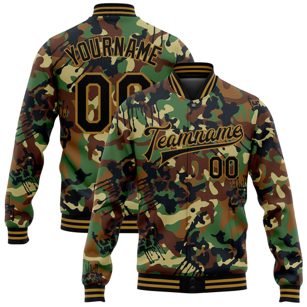 Custom Varsity Graffiti Pattern Jackets - Cheap Design Embroidery Team ...