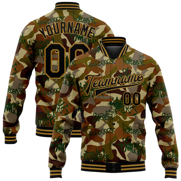 Custom Varsity Graffiti Pattern Jackets - Cheap Design Embroidery Team ...